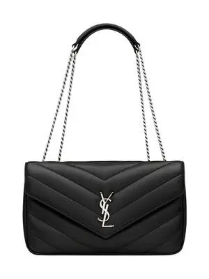 Saint Laurent Loulou Medium Leather Shoulder Bag - Multicolor