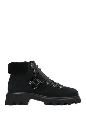 ROGER VIVIER Buckled Suede Boots - Multicolor