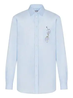 Moschino MOSCHINO Printed Button Up Shirt Multicolor
