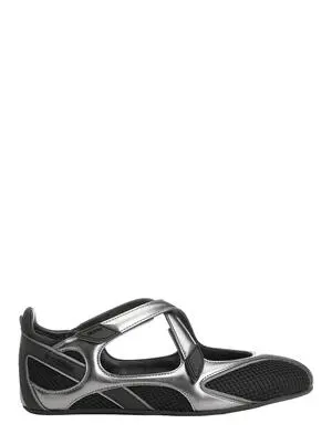 Attico Floor 01 Flat Ballerina - Black