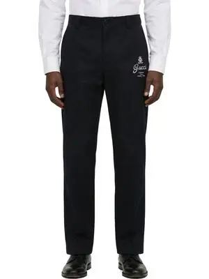 Gucci Gucci Pants Men Ink Multicolor