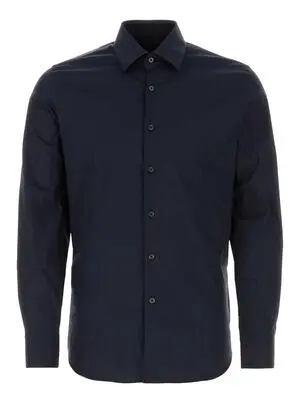 Prada Stretch Poplin Shirt - Blue