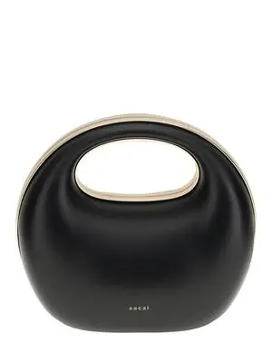 Sacai Rigid Handbag - Black