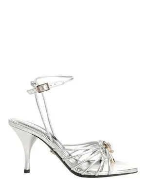 Versace Leather Sandal - Silver