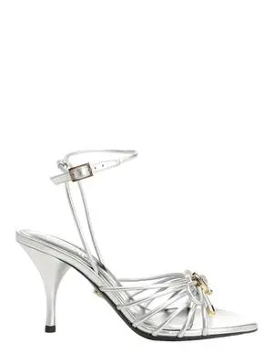 Versace Leather Sandal - Silver