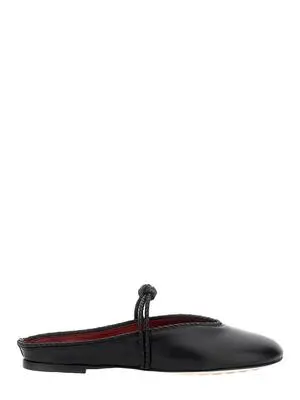Bottega Veneta Leather Mules - Black