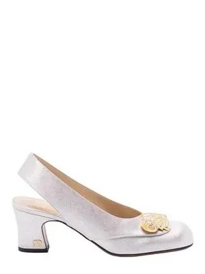 Valentino Garavani VALENTINO GARAVANI Adamantine Slingback Pumps Multicolor