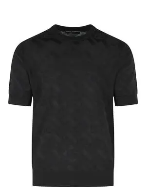 Dolce & Gabbana Silk Sweater - Black