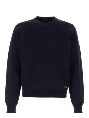 Prada PRADA Virgin Wool Blend Pullover Blue
