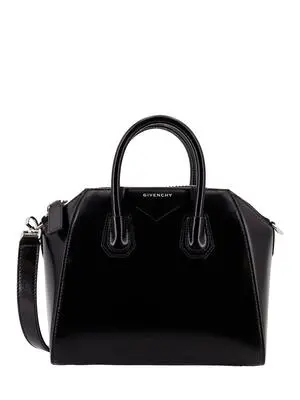 Givenchy GIVENCHY Antigona Mini Leather Crossbody Bag Black