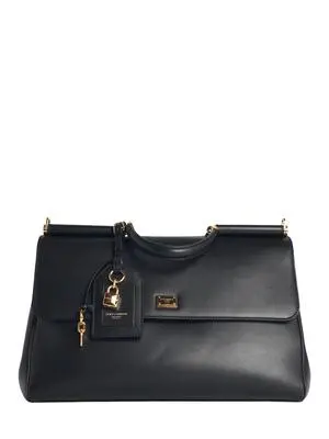 Dolce & Gabbana Sicily Leather Handbag - Black