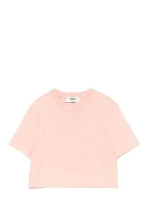Fendi Cotton Logo T-shirt - Multicolor