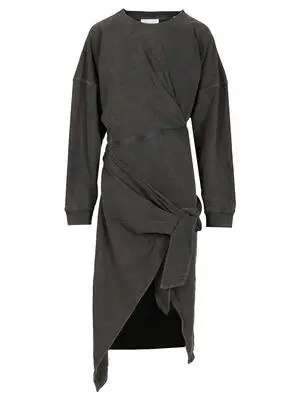 Isabel Marant Étoile Marant Sandrina Long Sweatshirt Dress - Black