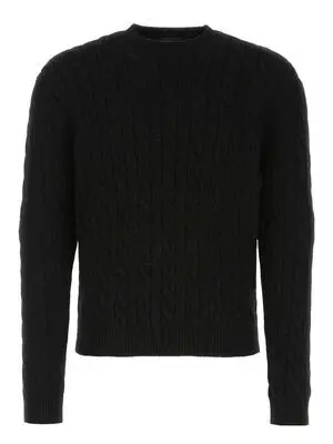 Prada Wool Blend Sweater - Black