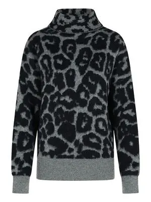 Stella McCartney Alpaca Blend Turtleneck Sweater - Gray