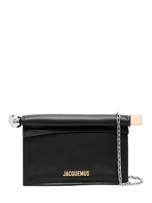 Jacquemus Leather Clutch - Black
