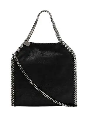 Stella McCartney Falabella Eco Shaggy Deer Mini Crossbody Bag Black