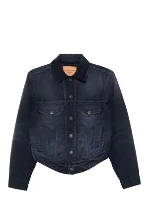 Balenciaga Cotton Denim Jacket - Multicolor