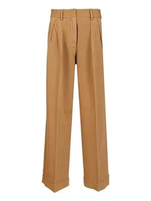 FORTE_FORTE Tailored Trousers - Brown