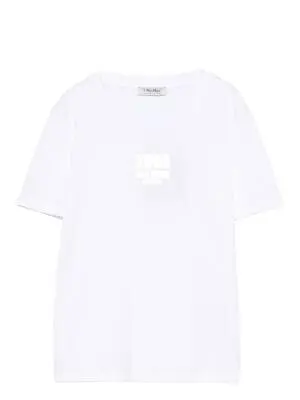 Max Mara S MAX MARA Logo Cotton T-Shirt Multicolor