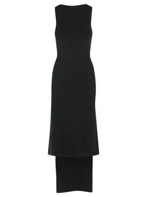 COURREGES Viscose Blend Dress - Black