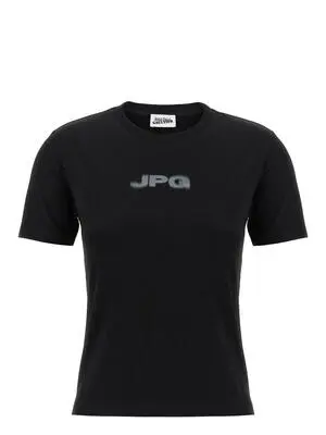JEAN PAUL GAULTIER JEAN PAUL GAULTIER Logo Print Cotton T-shirt