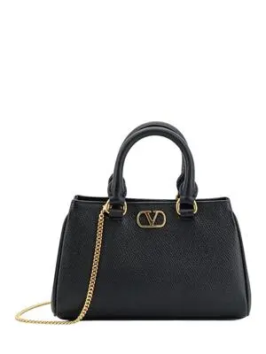 Valentino Garavani Vlogo Signature Mini Leather Handbag - Multicolor