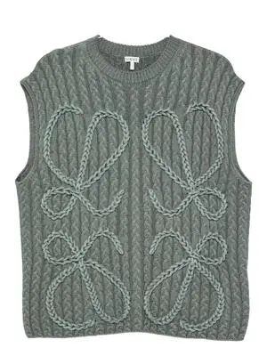 Loewe Anagram Wool Vest - Multicolor