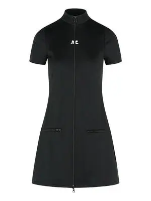 COURREGES Interlock' Polyester Dress - Black