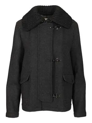 FAY 3-hook Wool Jacket - Gray