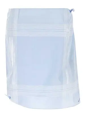 Prada Light Cotton Skirt - Blue