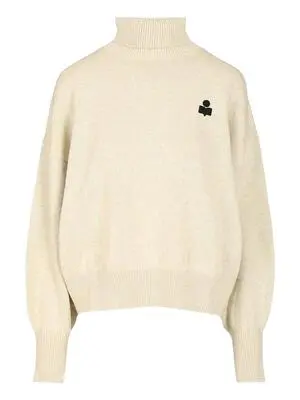 Isabel Marant Étoile ISABEL MARANT ETOILE Nasha Turtleneck Sweater Gray