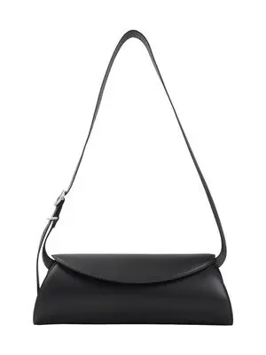 JIL SANDER Cannolo Shoulder Bag - Black