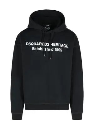 Dsquared2 Cotton Sweatshirt - Black