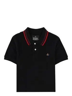 VIVIENNE WESTWOOD Logo Polo - Black