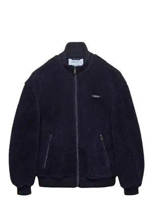 Prada Fleece Blouson Jacket Multicolor