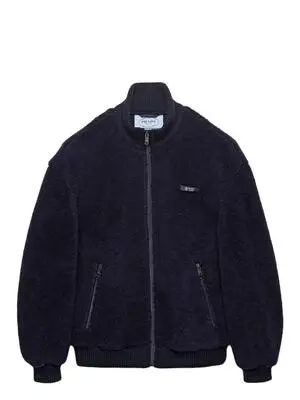 Prada Fleece Blouson Jacket Multicolor