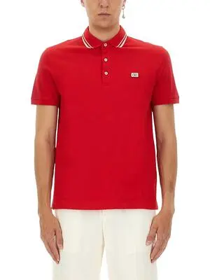 Valentino Garavani Polo Shirt With Signature Vlogo - Red