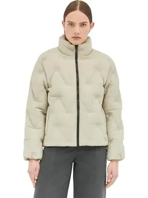 Burberry BURBERRY EKD Nylon Down Jacket Gray