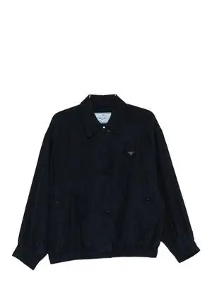 Prada Silk Blouson Jacket - Multicolor