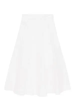 Zimmermann Crush Cotton Midi Skirt - Multicolor