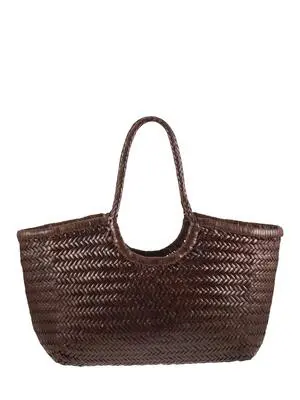 Dragon Diffusion Nantucket Leather Basket Bag - Brown