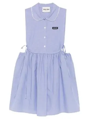 Miu Miu Cotton Short Dress - Multicolor