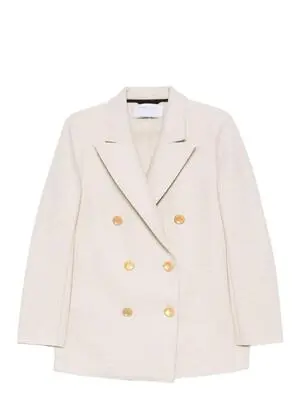 Harris Wharf London Wool Double-breasted Coat - Multicolor