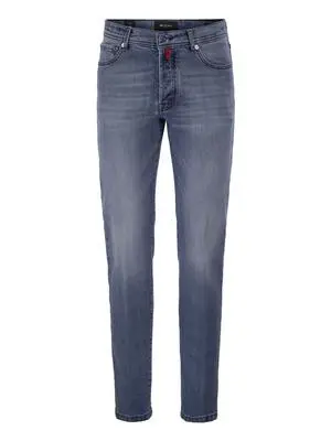 Kiton Five-pocket Stretch Denim Jeans - Multicolor