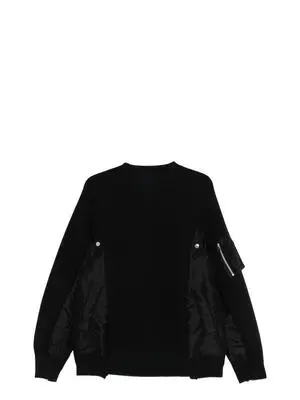 Sacai Cotton Blend Sweater - Multicolor