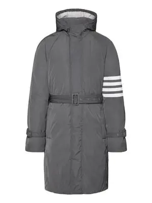 Thom Browne Hooded Down Parka - Gray