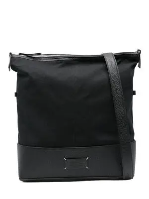 MAISON MARGIELA Grained Panel Shoulder Bag - Black