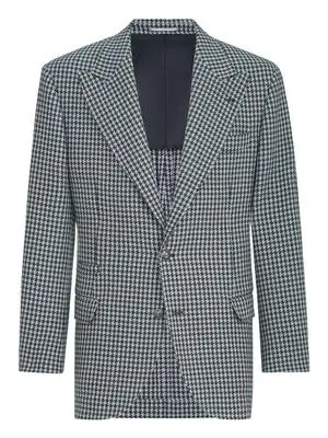 Brunello Cucinelli Cashmere Single-breasted Jacket - Multicolor
