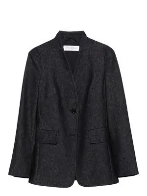 Max Mara MAX MARA Cotton Single-Breasted Jacket Multicolor
